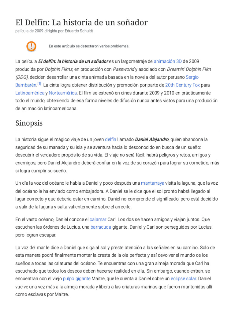 El Delfín - La Historia de Un Soñador - Wikipedia, La Enciclopedia ...