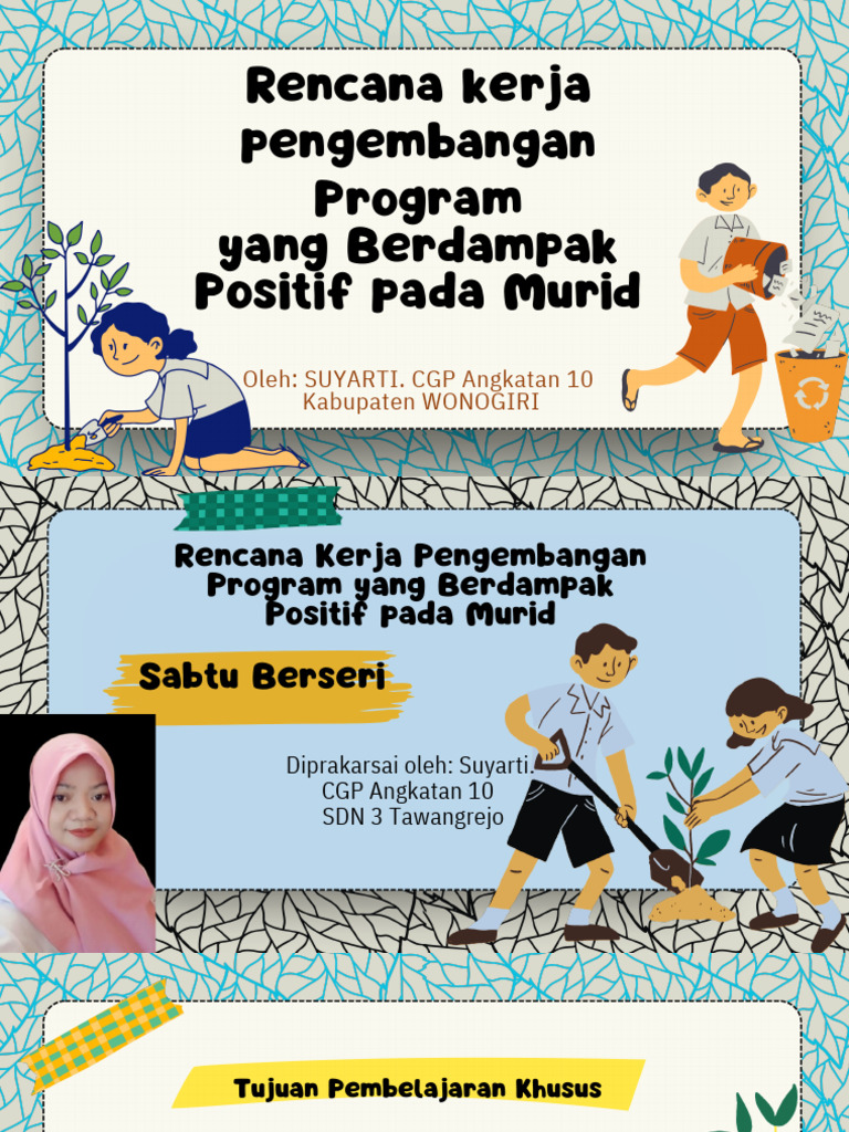 Rencana Kerja Pengembangan Program | PDF