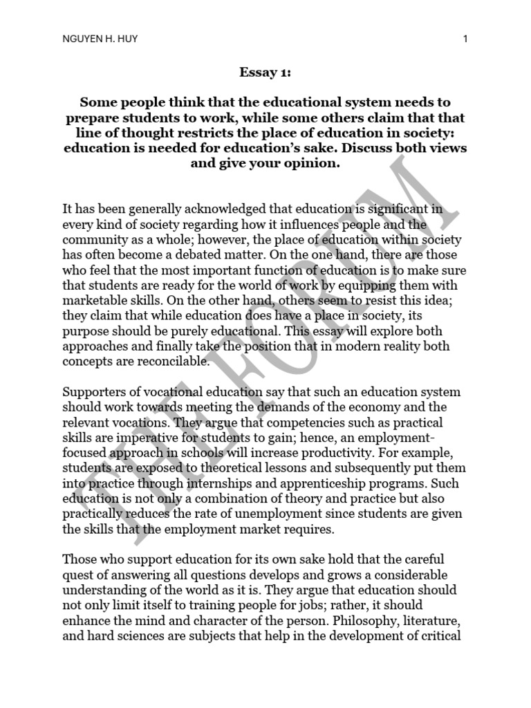 8 Newest Ielts Essays - Class Only | PDF