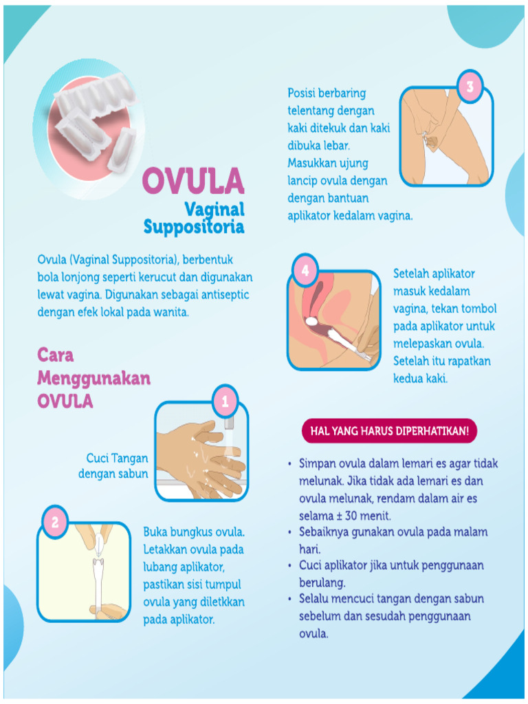Cara Menggunakan Ovula | PDF