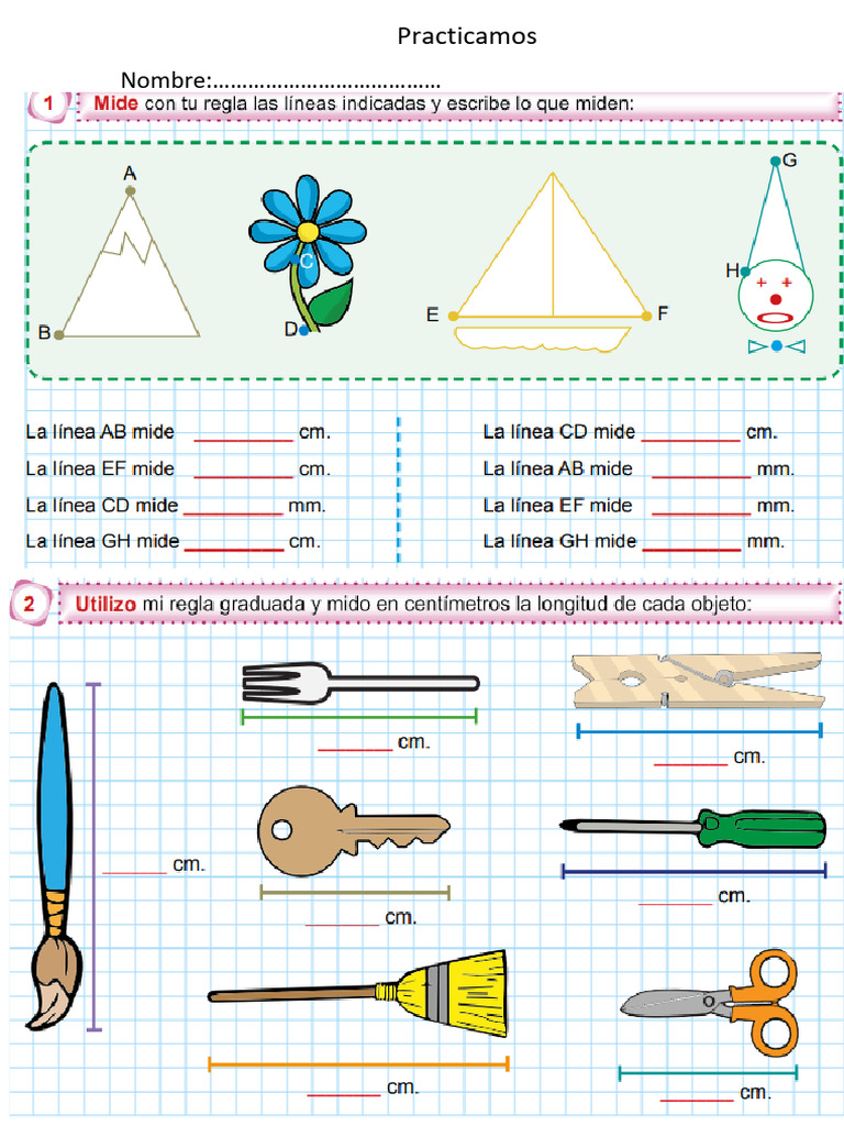 Ficha Practicamos | PDF | Métodos y materiales de enseñanza