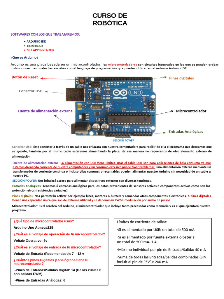 Resumen de Arduino | PDF