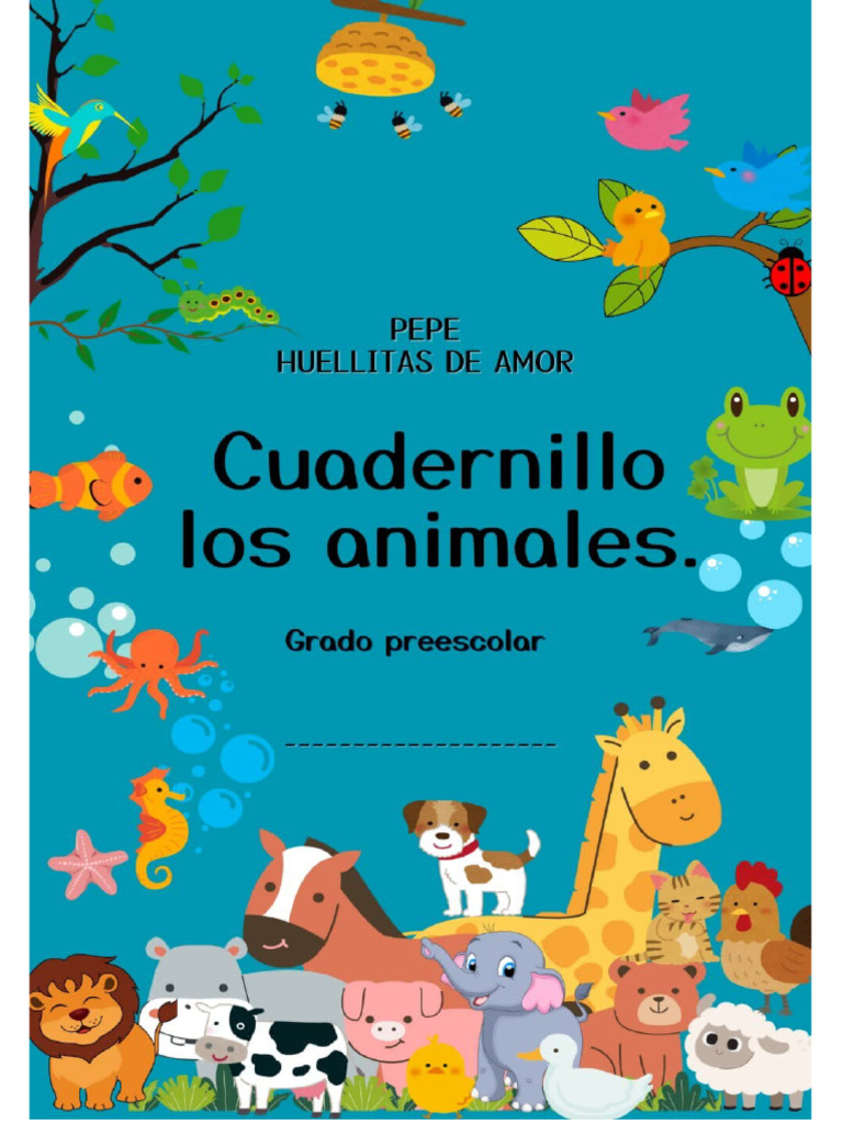 Cuadernillo Animales PRESCOLAR | PDF