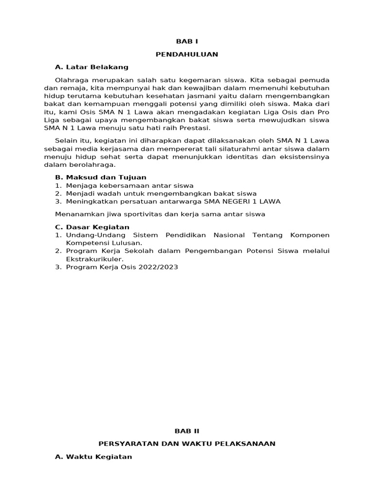 Proposal Osis | PDF