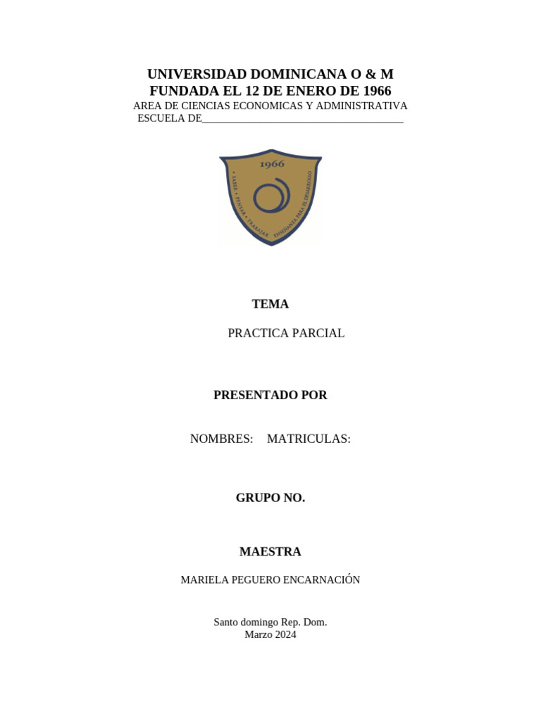 Practica Parcial | PDF