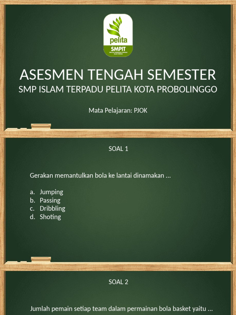 Template Ats 2 Menit Per Soal | PDF