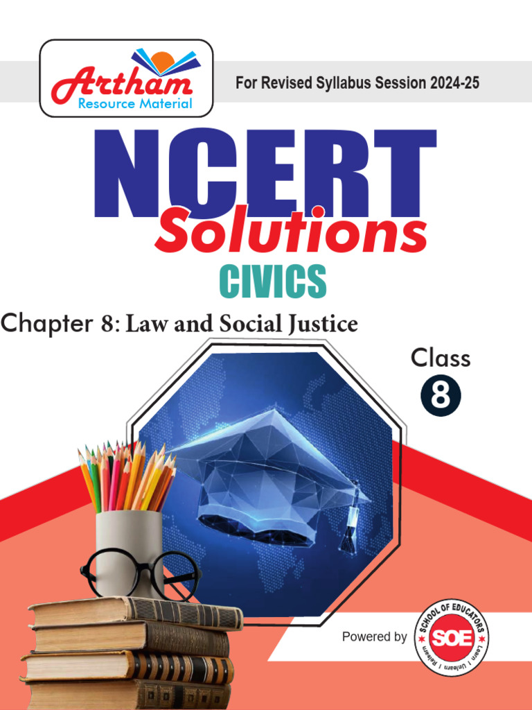 Class 8-Ncert Solution-civics-Chapter 8 Law and Social Justice | PDF