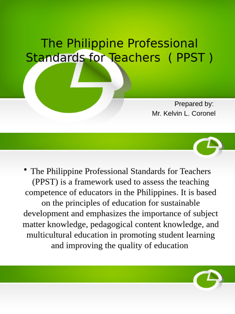 The Philippine Professional Standards For Teachers | PDF