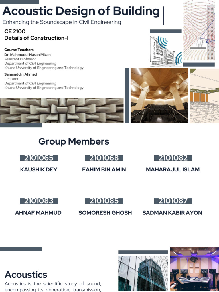 Acoustic in Building | PDF
