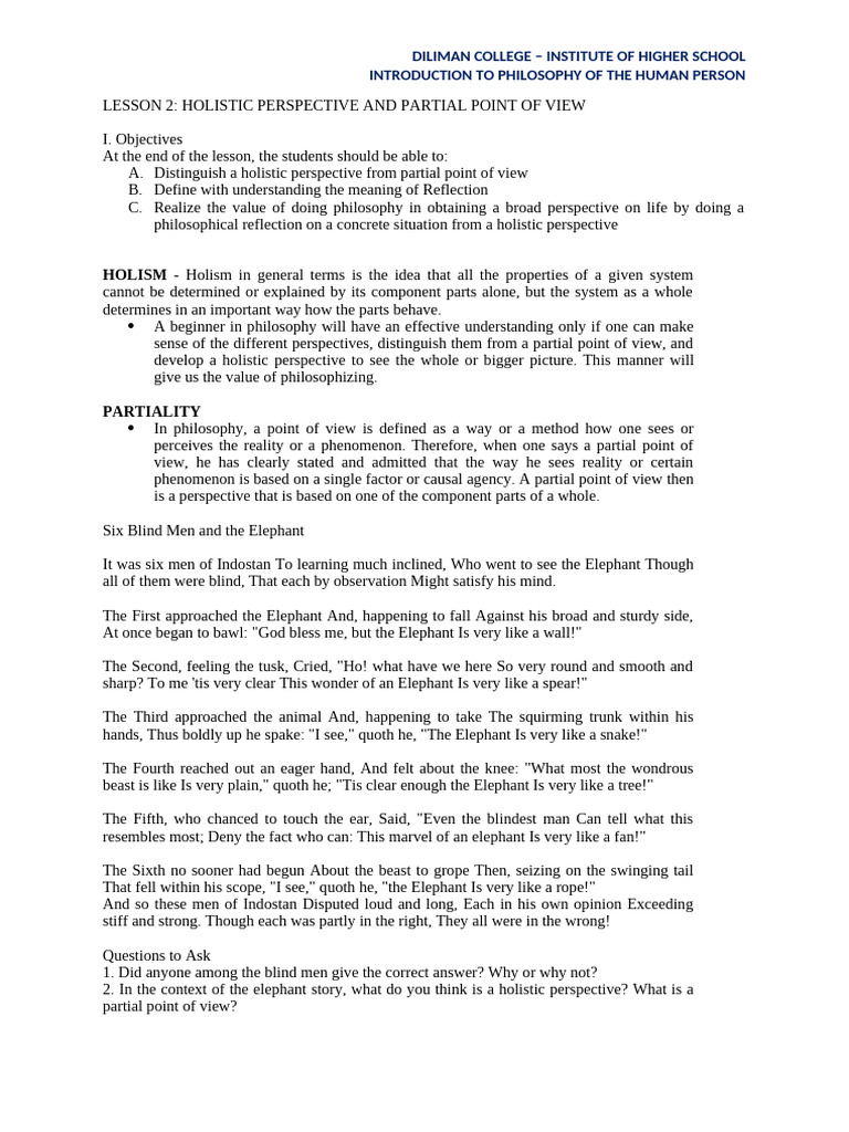 Philo - Lesson 2 | PDF