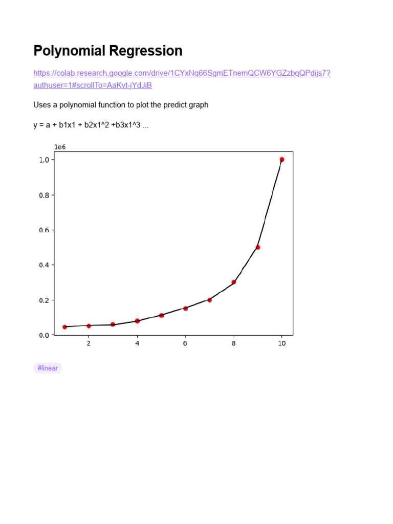 Polynomial Regression | PDF