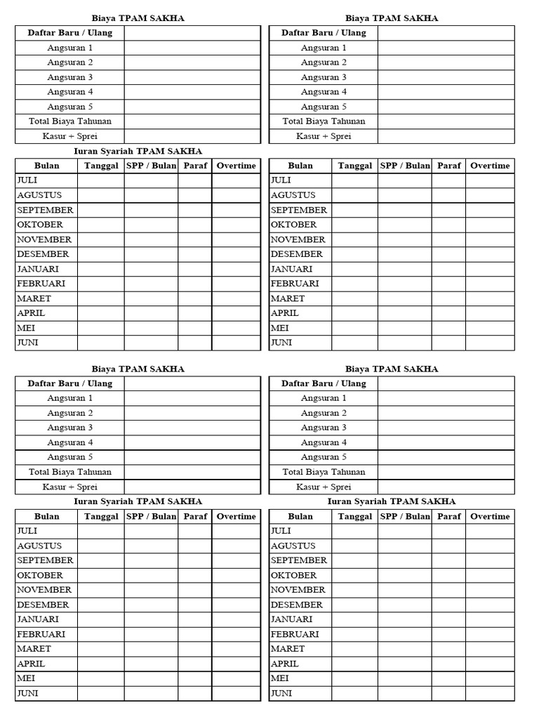 Kartu Syariah TPAM SAKHA-belakang | PDF