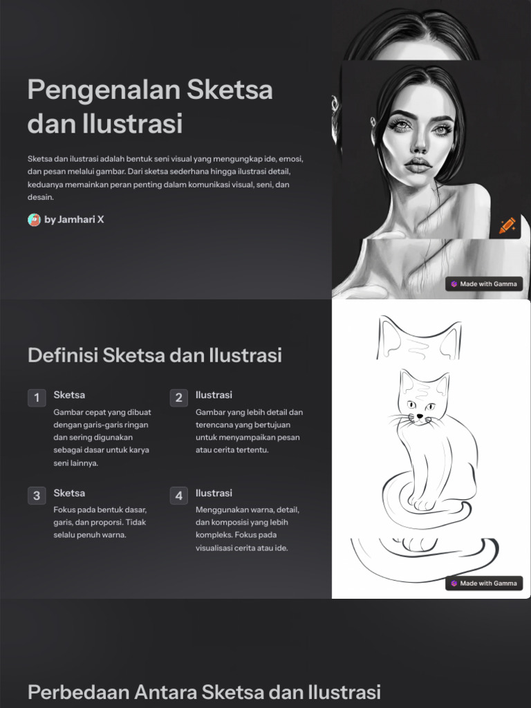 Pengenalan Sketsa Dan Ilustrasi | PDF