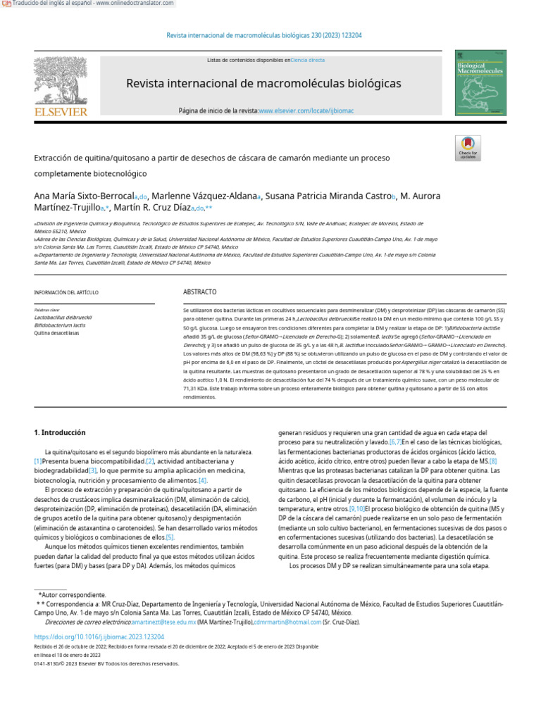 2023 IJBM Chitin Chitosan Extraction From Shrimp Shell Waste by A ...