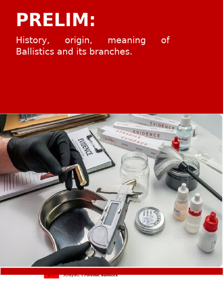 Prelim Module Ballistics | PDF | Gun Barrel | Science & Mathematics