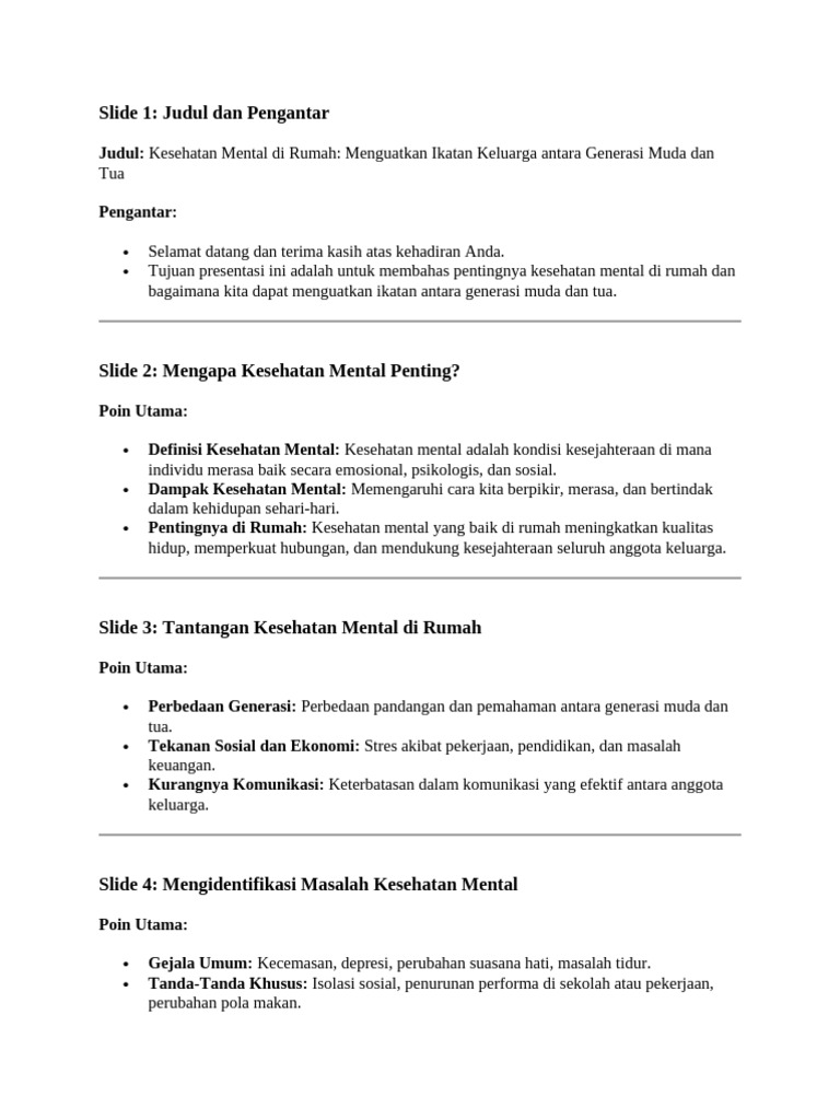 MATERI KESEHATAN MENTAL | PDF