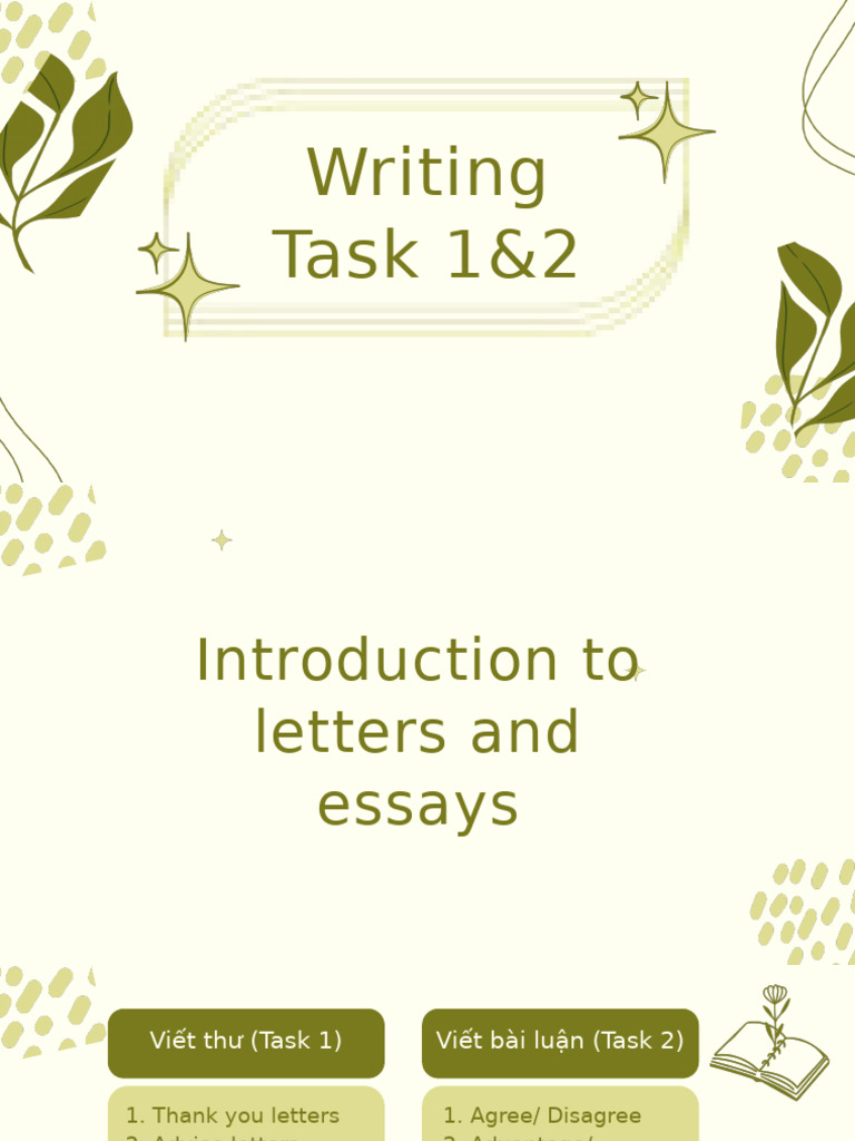 Writing Task 1&2 | PDF