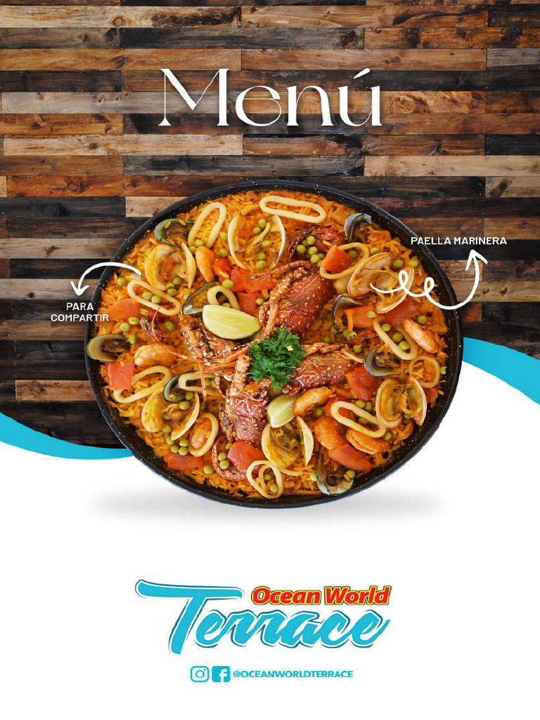 Menu Ocean World Terrace | PDF