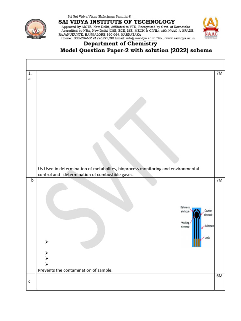 MODEL QP-2 With Solution | PDF