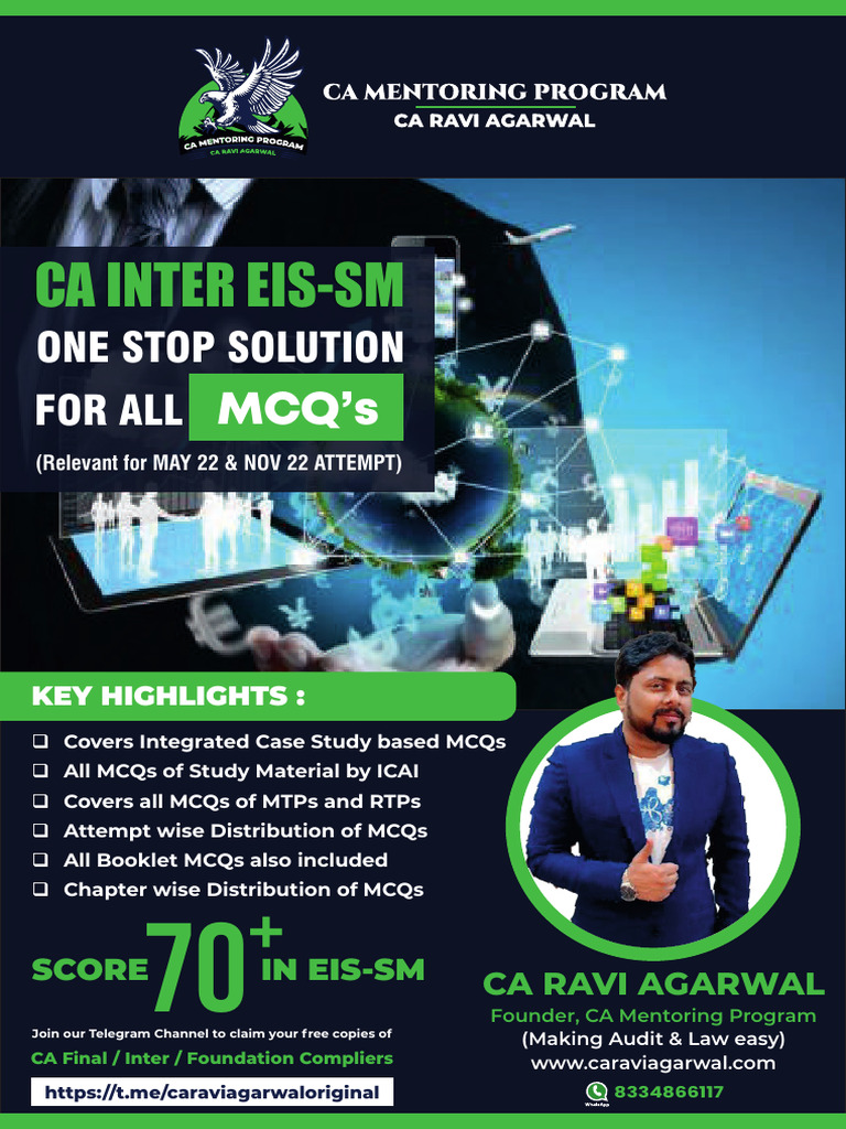 CA Inter Eis-Sm Mcqs - CA Ravi Agarwal | PDF