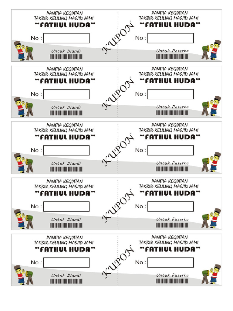 Kupon Undian 2017 | PDF