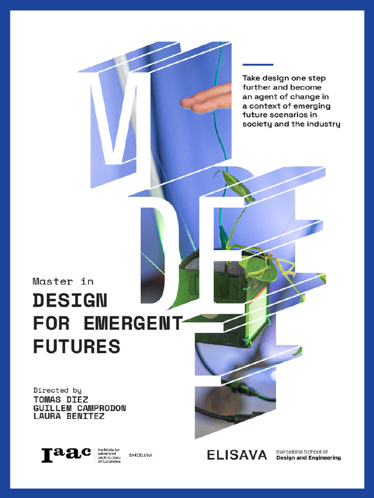 Master in Design For Emergent Futures | PDF
