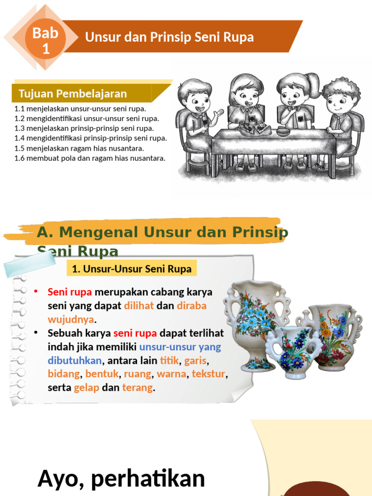 Materi Unsur Dan Prinsip Seni Rupa Pdf