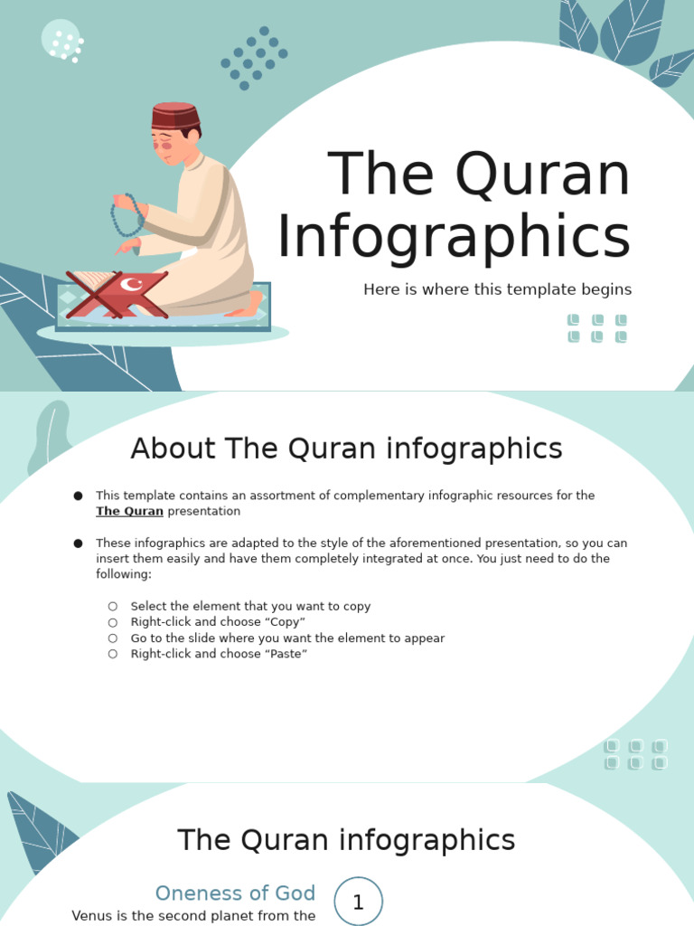 The Quran Infographics by Slidesgo | PDF