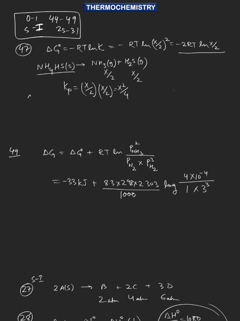 Thermochemistry _ L-01 (Class Notes)-2 | PDF