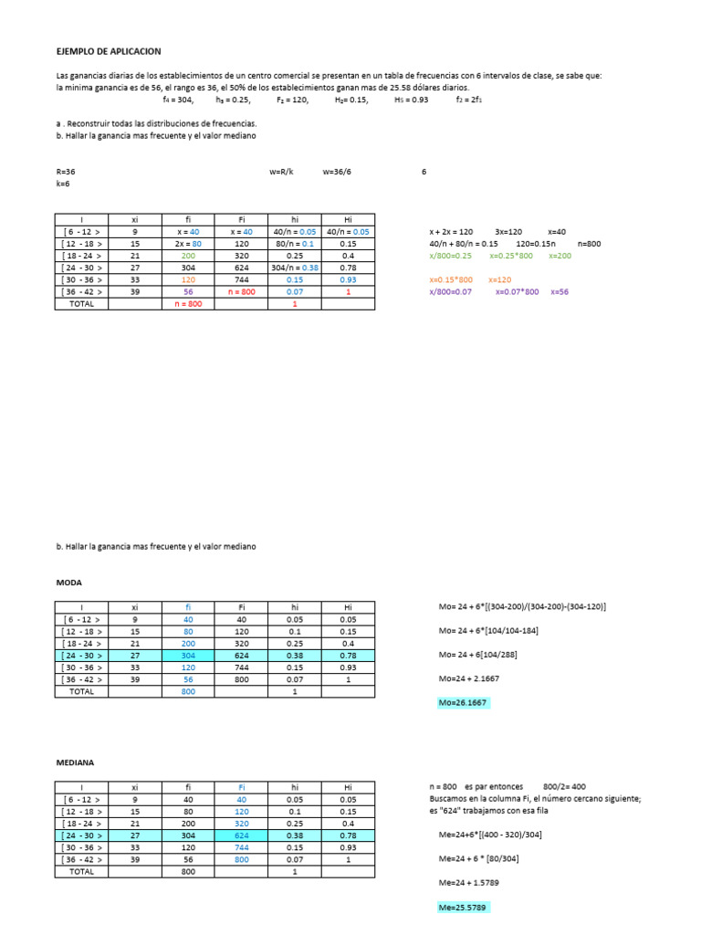 EJEMPLO DE APLICACION | PDF