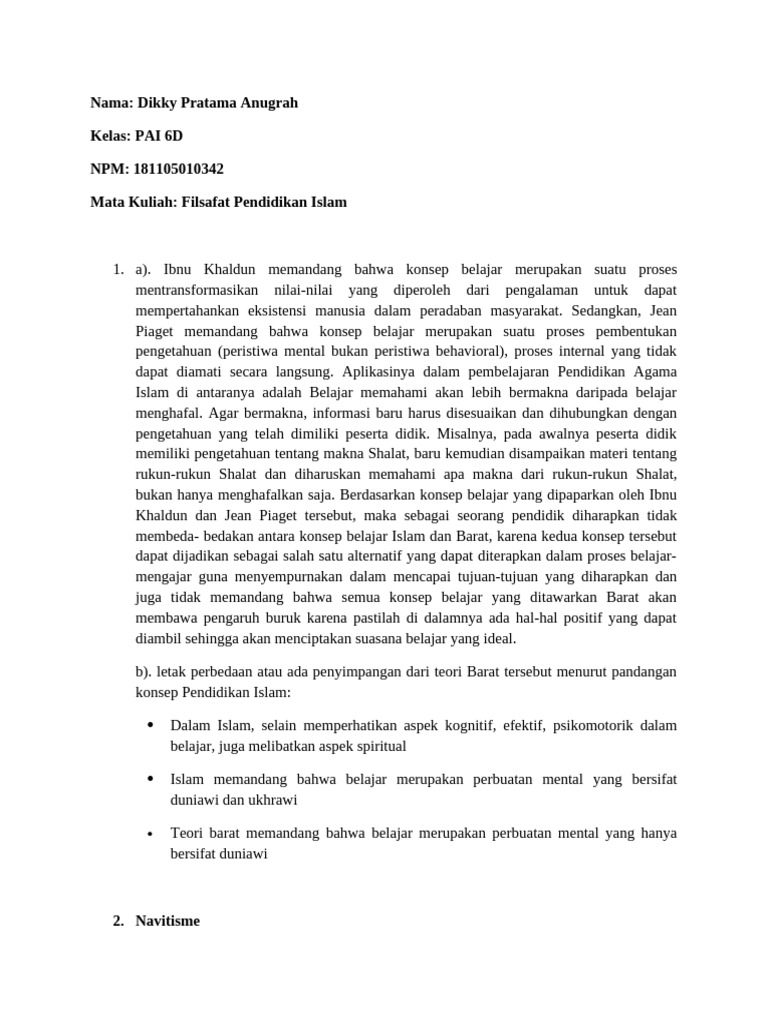 Dikky Pratama Anugrah-Uas-Filsafat | PDF