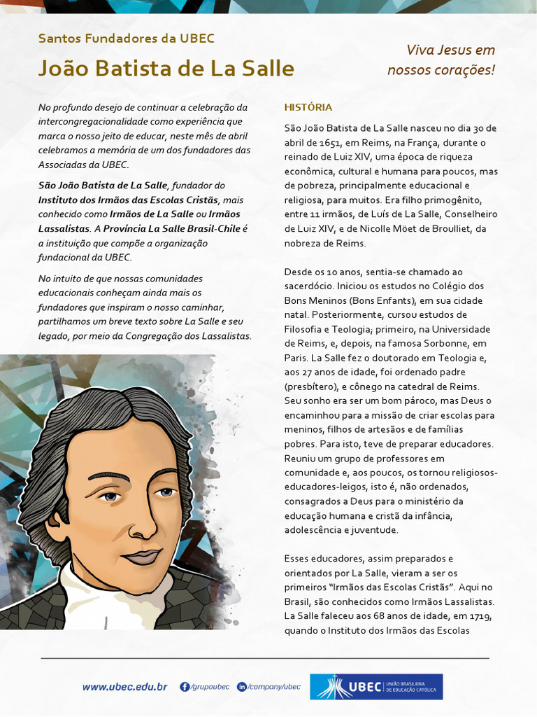Sao Joao Batista de La Salle | PDF