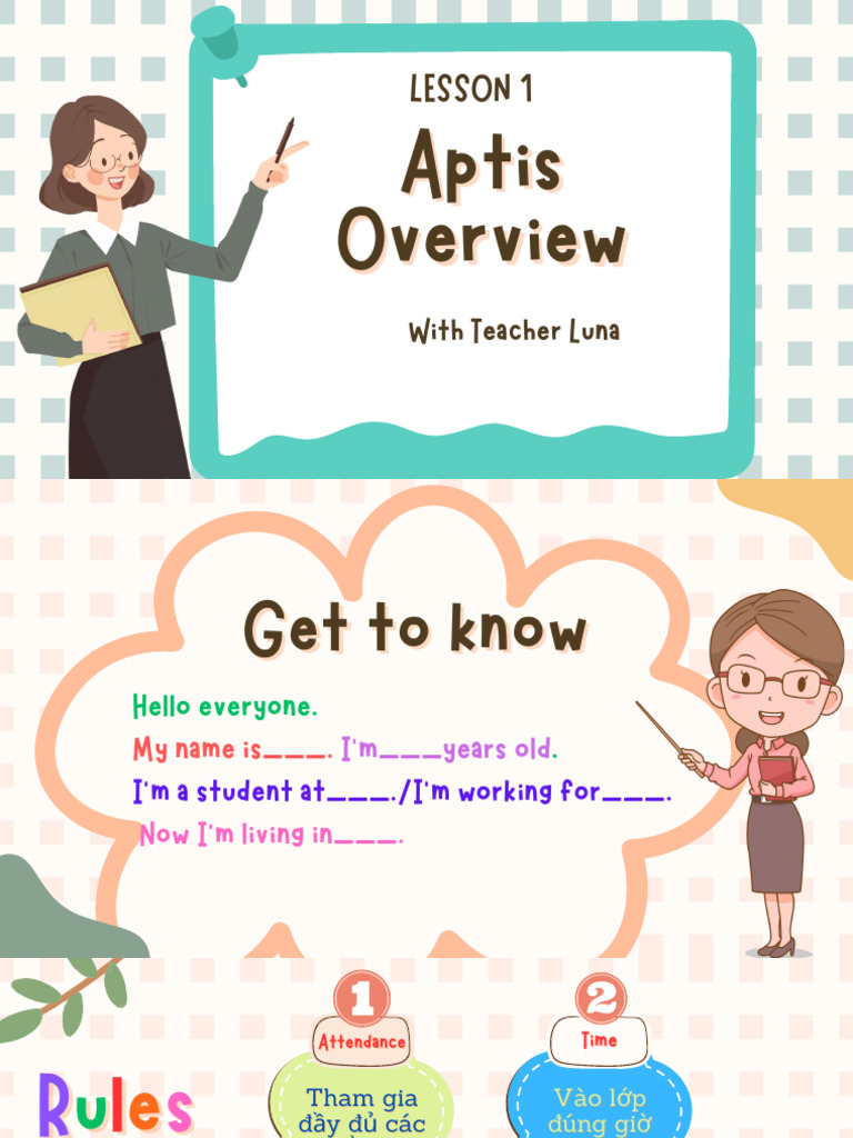 Lesson 1_Aptis Overview | PDF