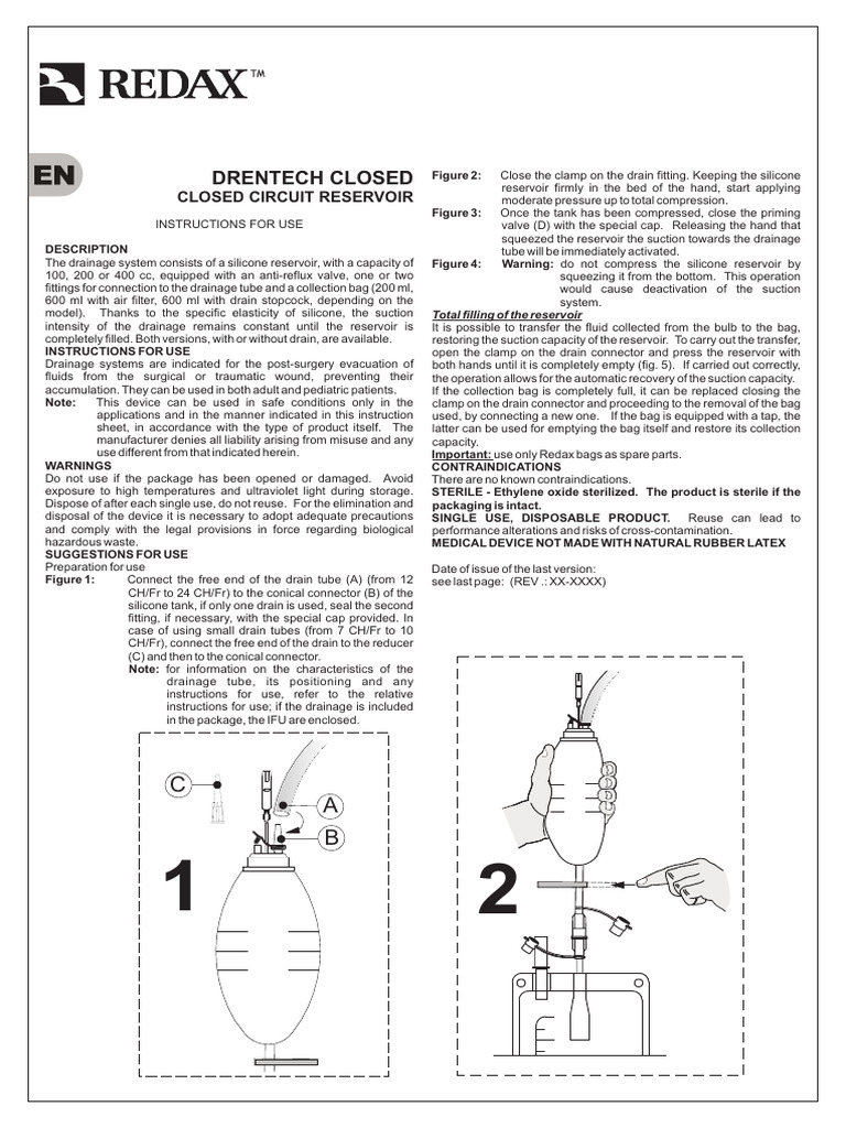 Siliconeclosedwoundsystems Instructions | PDF | Sterilization ...