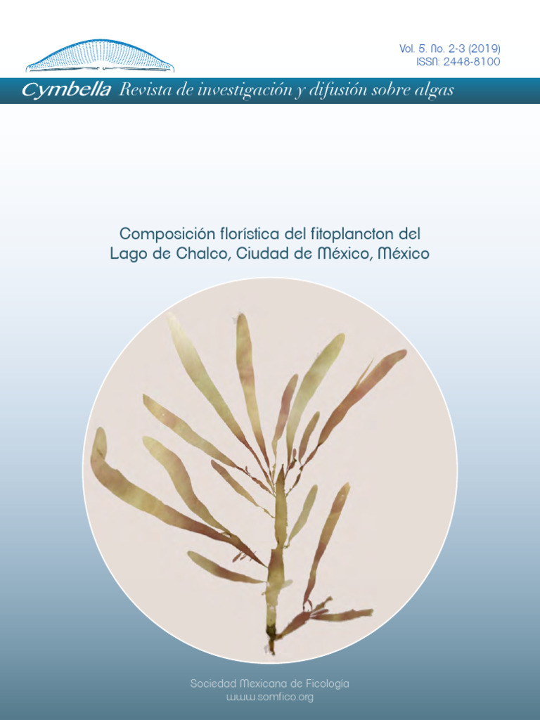 Composicion Floristica Del Fitoplancton Del Lago de Chalco, Ciudad de ...