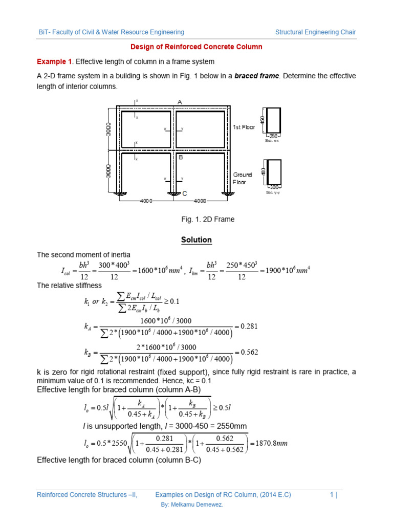 Example _Design of RC Column | PDF