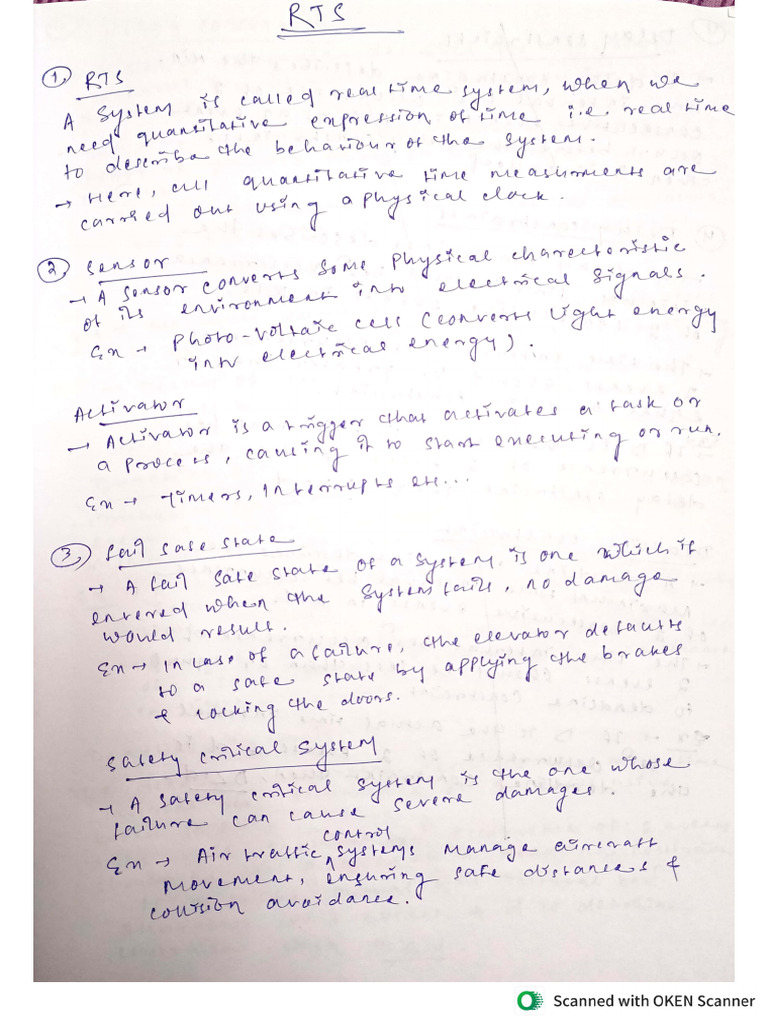 RTS(Important Questions) | PDF