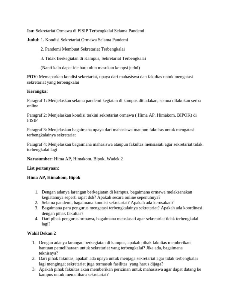 Fina Adithya R_POV_Inside Kampus | PDF
