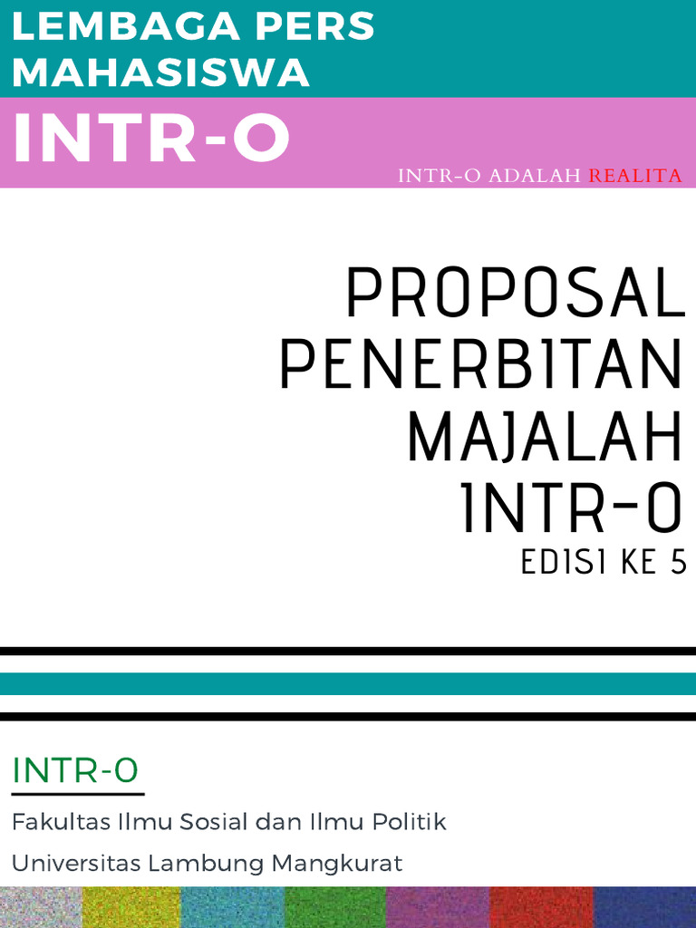 Proposal Penerbitan Majalah | PDF