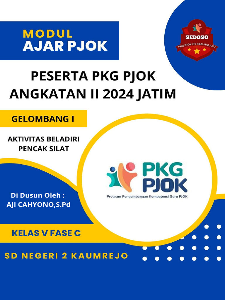 Modul Ajar PKG Pjok Pencak Silat | PDF