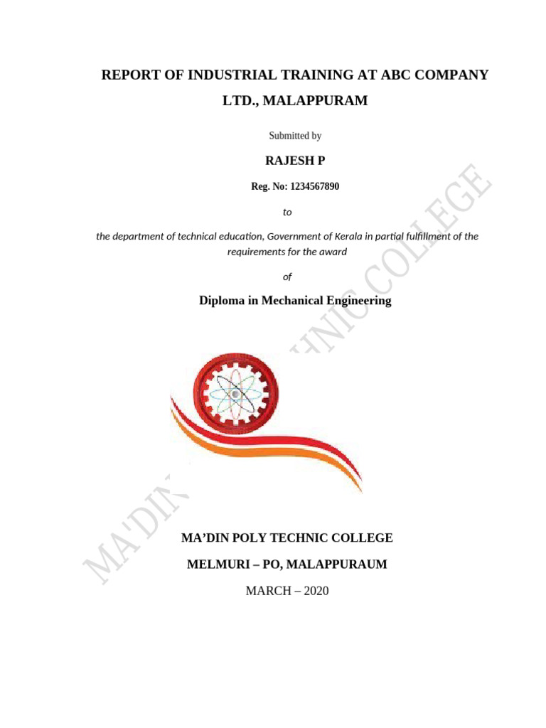 IT Report sample model | PDF