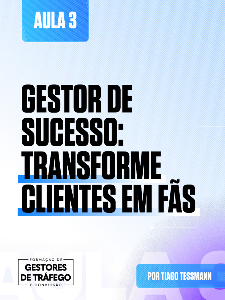 Formacao de Gestores Aula 3 PDF Free | PDF
