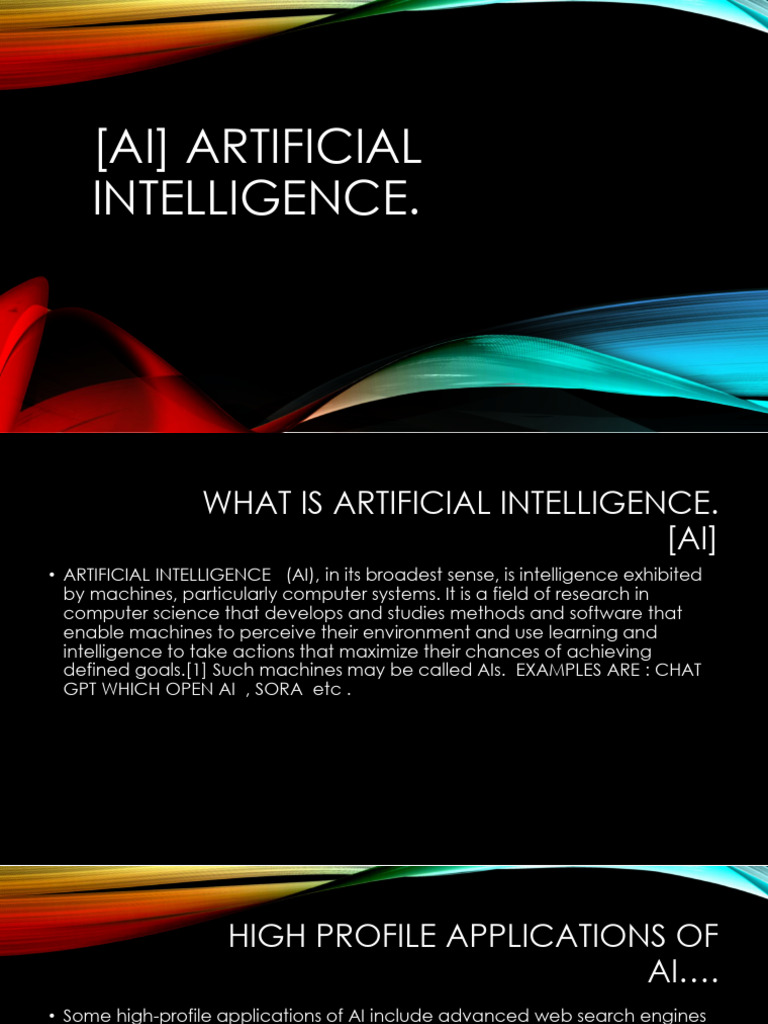 Ai] Artificial Intelligence | PDF