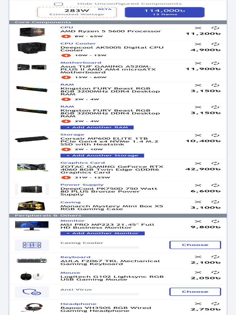 PC Builder - Build Your Own Computer - Star Tech 4 | PDF