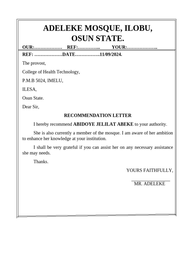 Adeleke Mosque | PDF