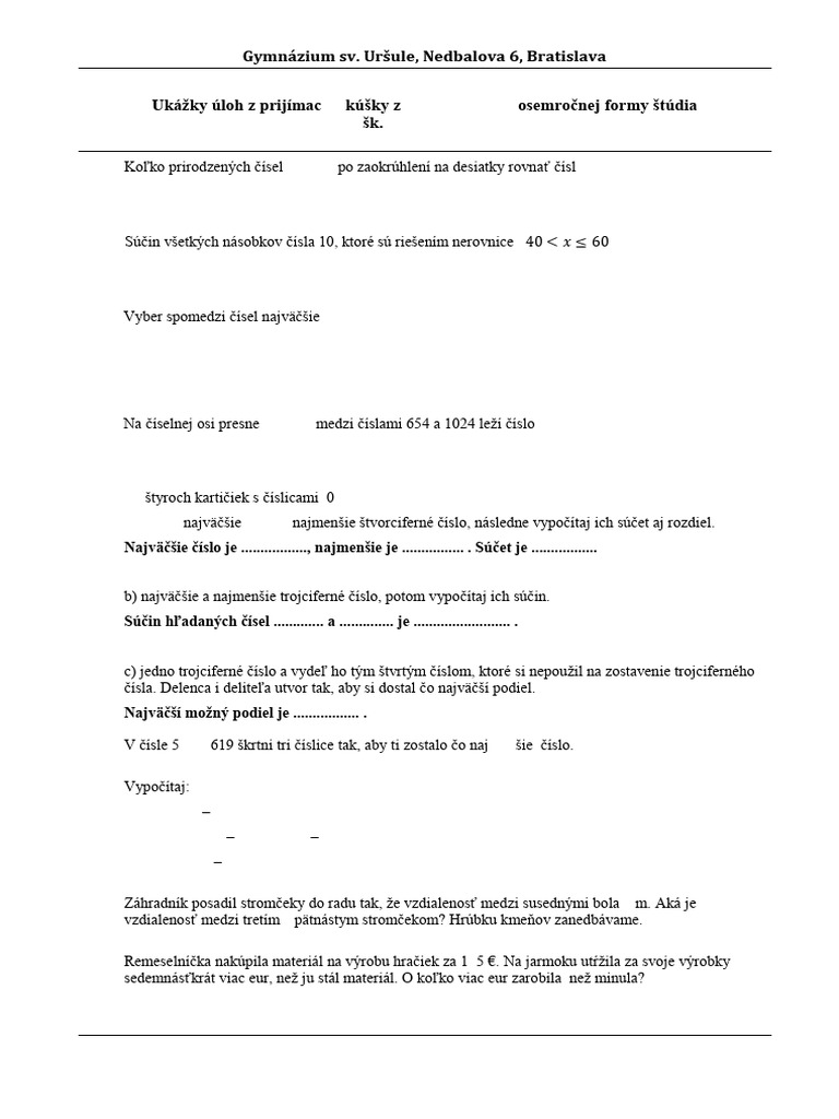 8MAT - Vzor SV URSULA HW | PDF