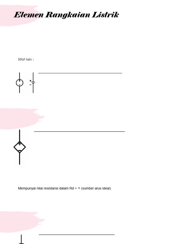 2-Elemen Rangkaian Listrik | PDF