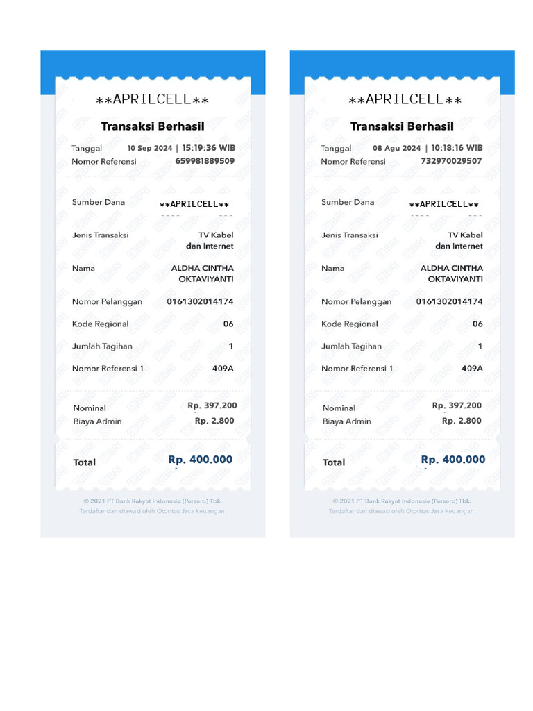Invoice Indihome | PDF