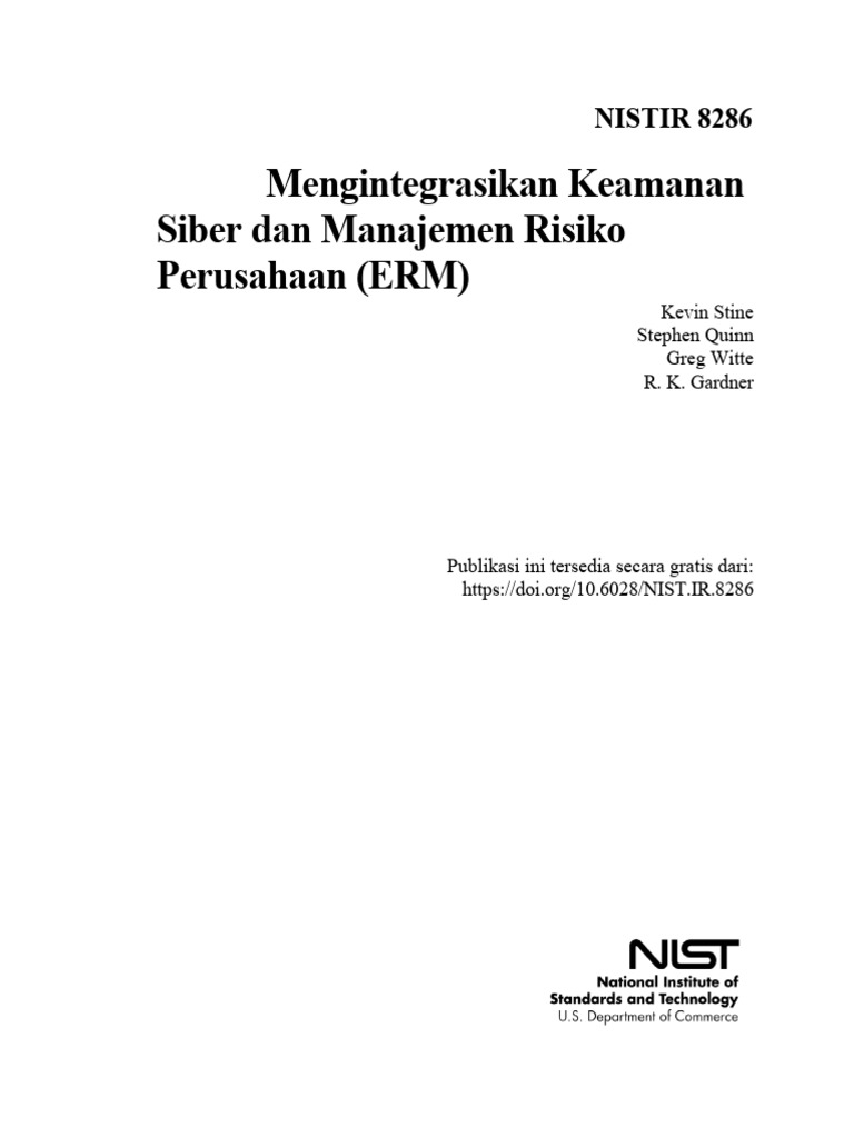 NIST - IR.8286 Id | PDF