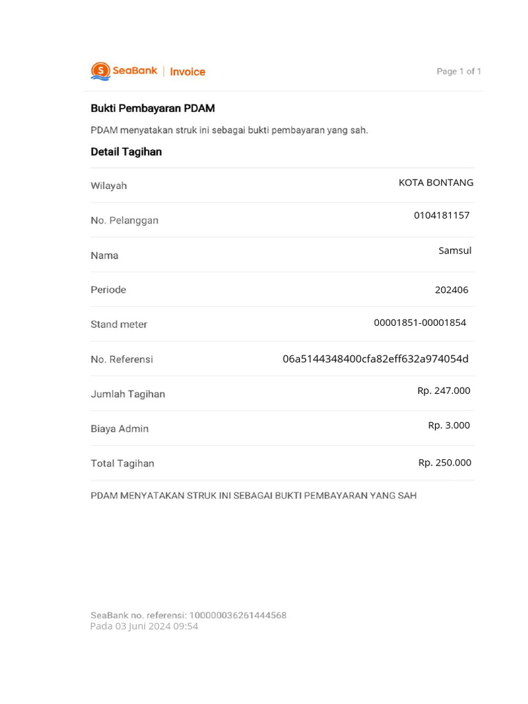 Hitam Putih Minimalist Profesional Bisnis Faktur Invoice | PDF